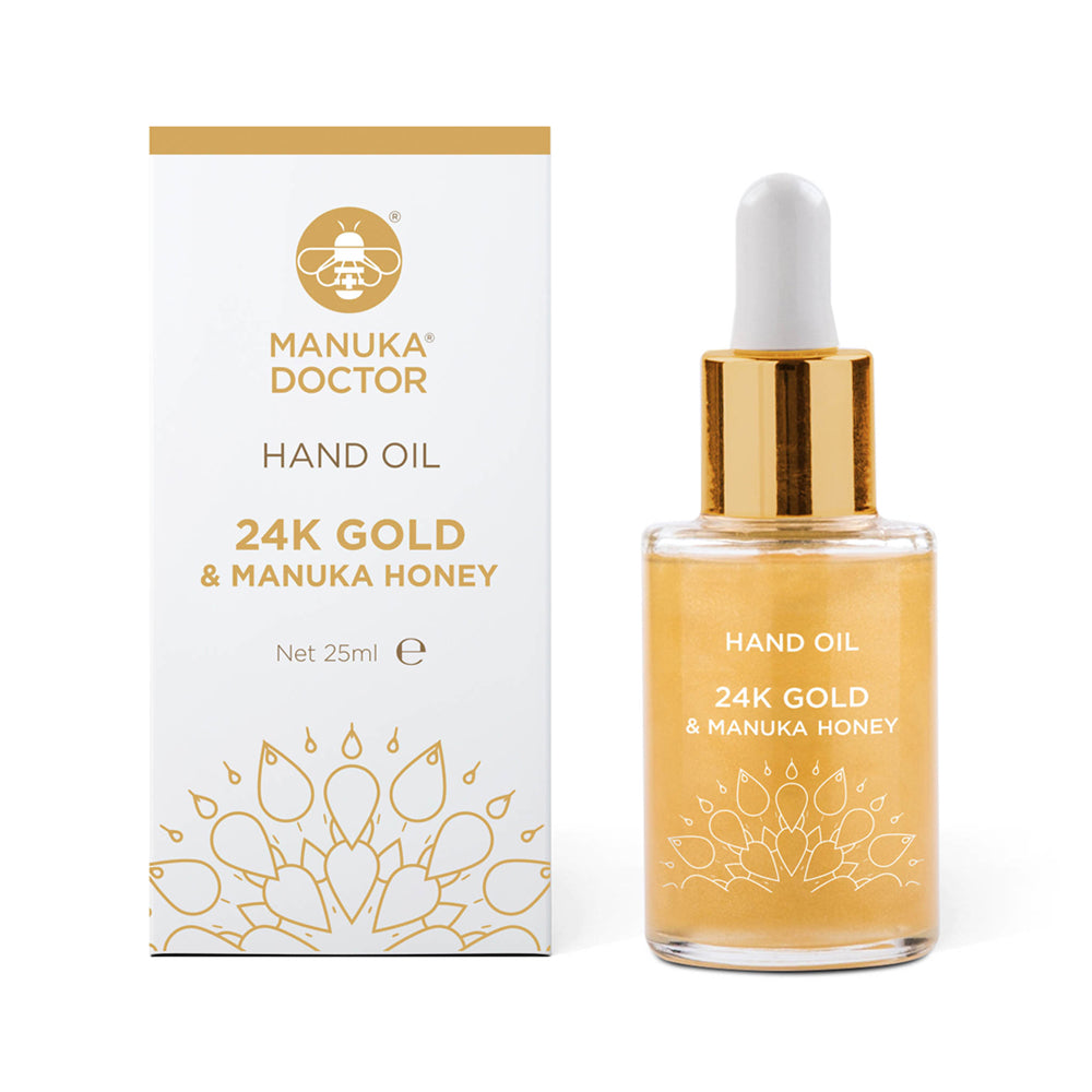 24K Gold & Manuka Honey Hand Oil - Manuka Doctor Australia